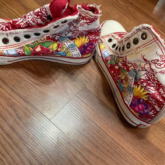 Ed Hardy | Shoes | Vintage Ed Hardy Converse | Poshmark